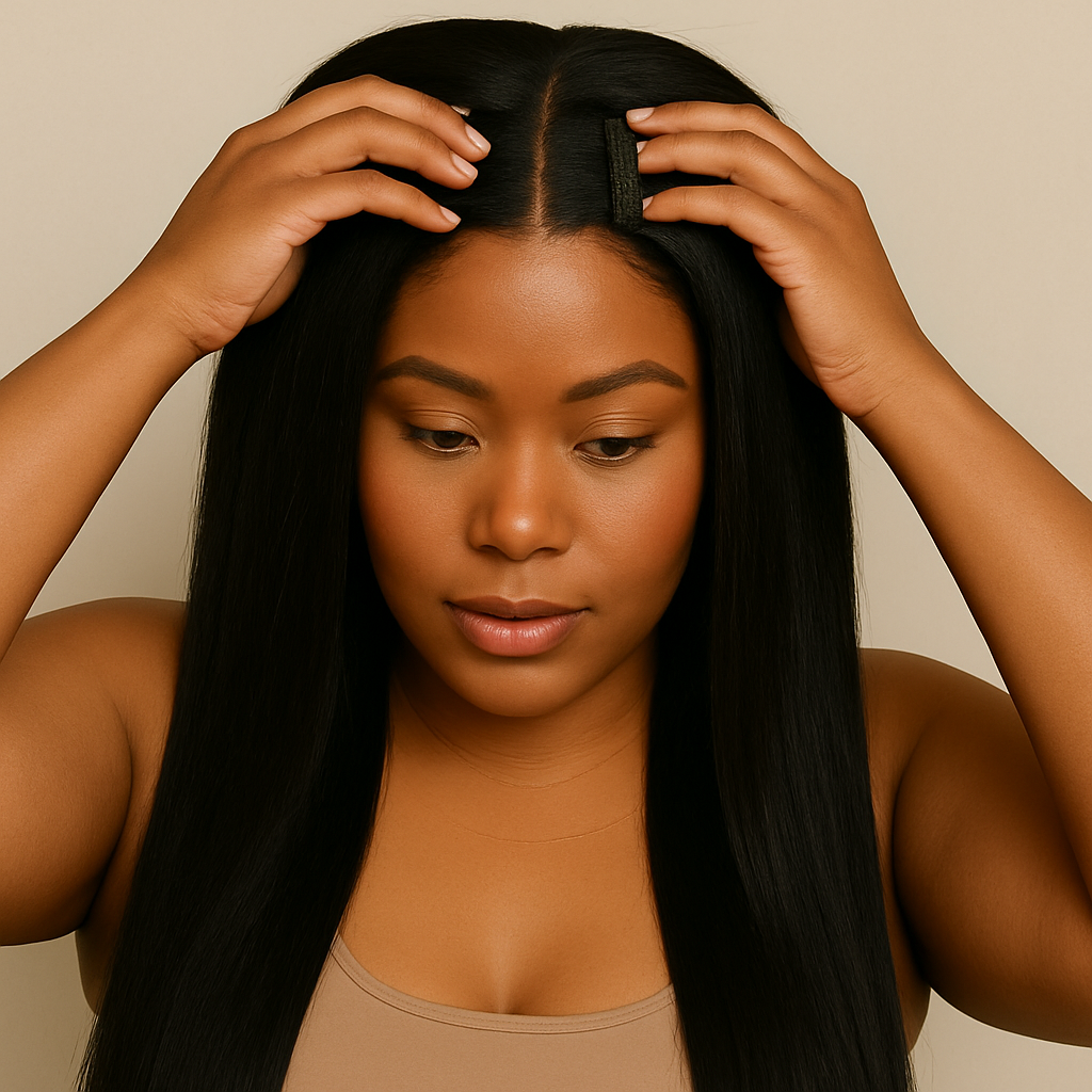 Straight U-Part Wig | Bundles and Drops of Glam
